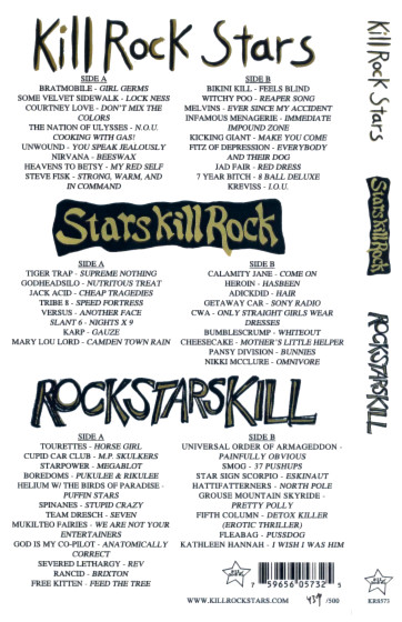 Kill Rock Stars/Stars Kill Rock/Rock Stars Kill - MelvinsWiki